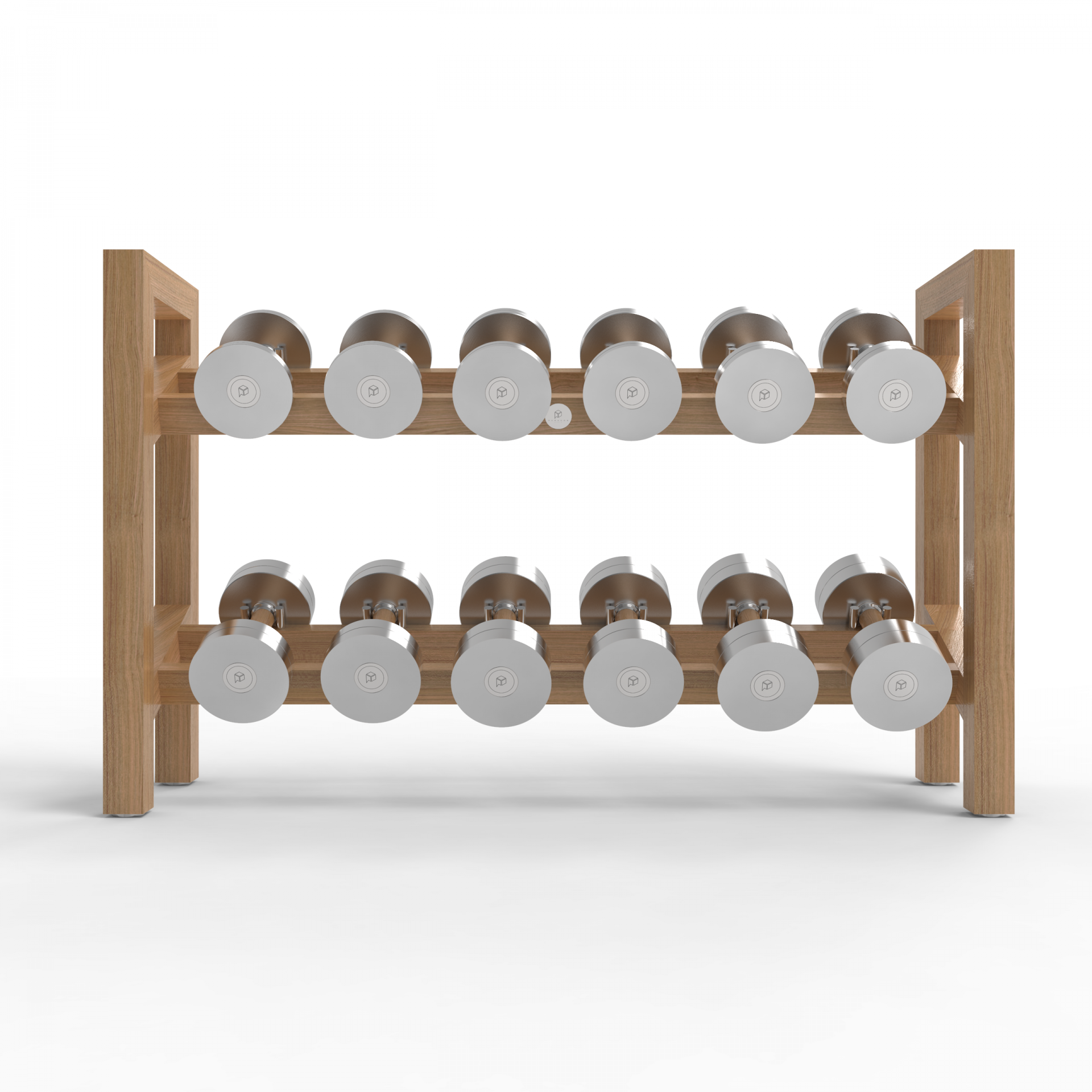Horizontal Dumbbell Rack - Paragon Studio
