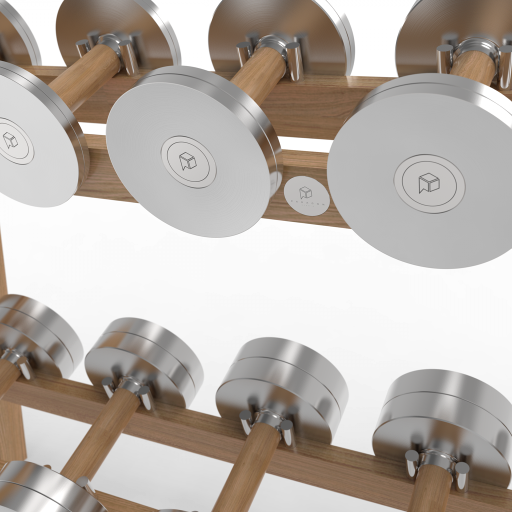 Horizontal Dumbbell Rack - Paragon Studio