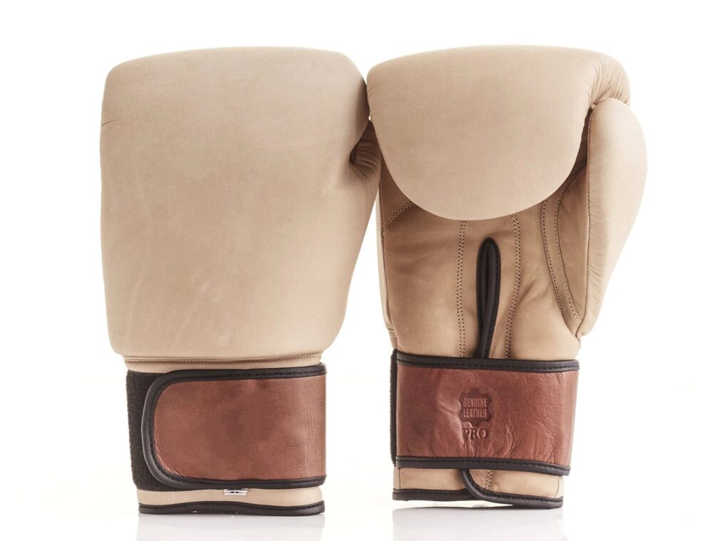 Deluxe Leather Boxing Gloves | Velcro Straps | Paragon Studio