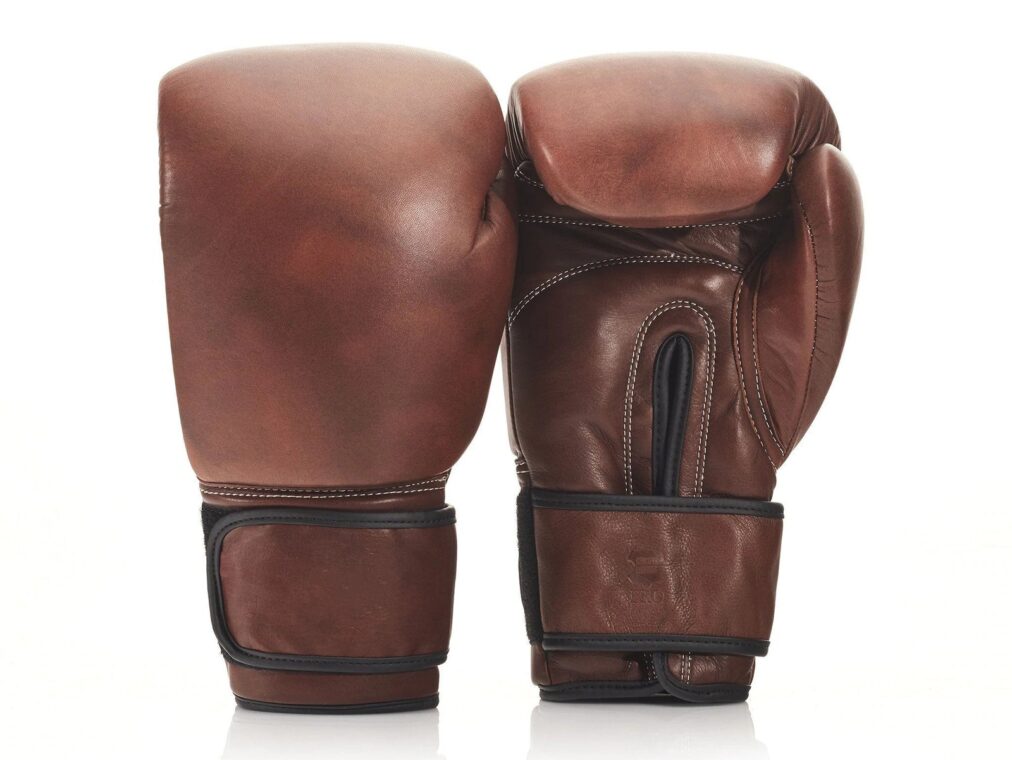 Deluxe Leather Boxing Gloves | Velcro Straps | Paragon Studio