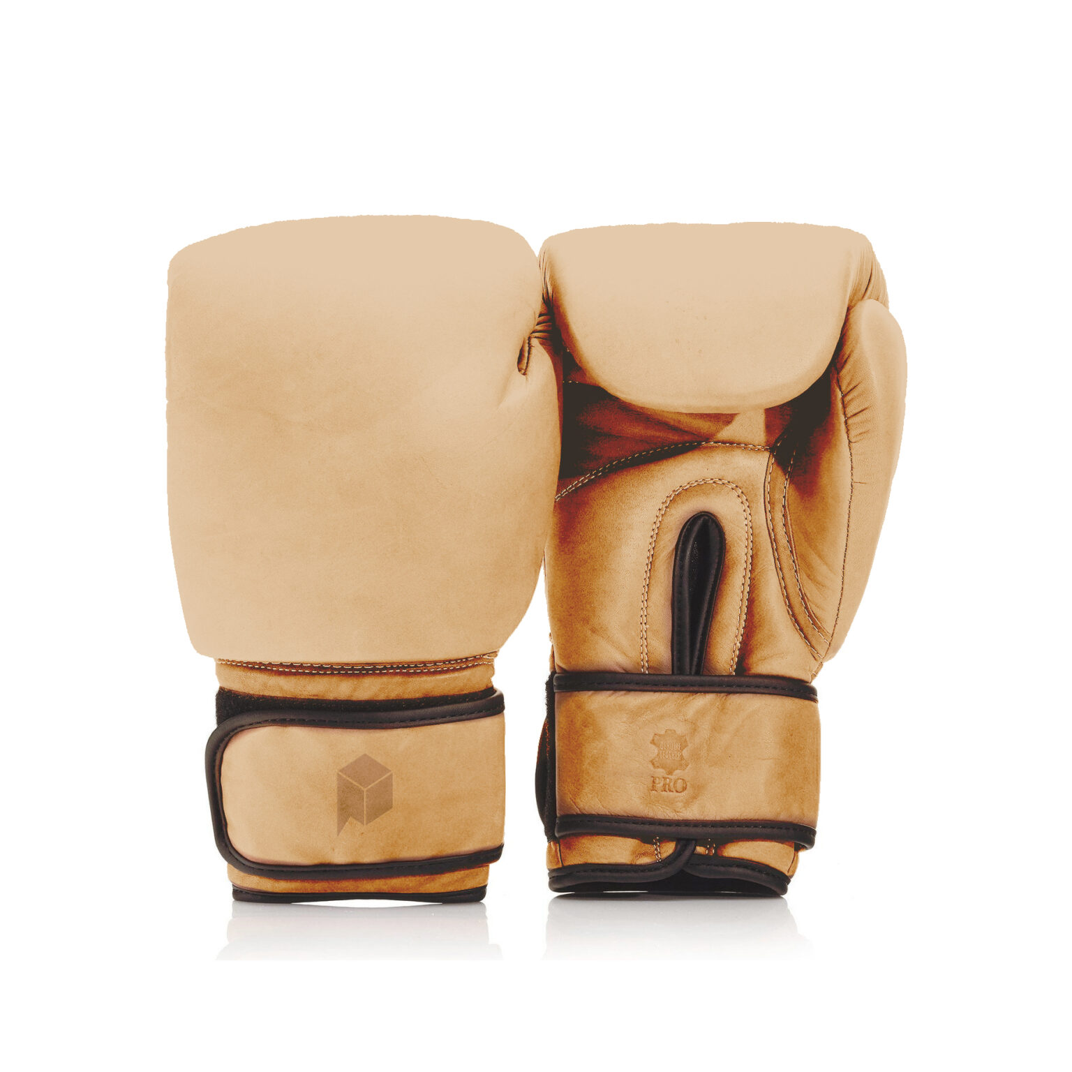 Deluxe Leather Boxing Gloves | Velcro Straps | Paragon Studio